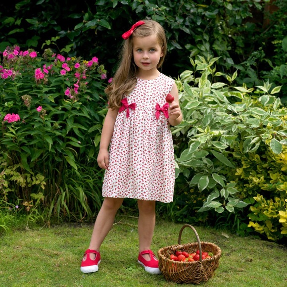Rachel Riley | Dresses | Nwt Rachel Riley Mini Strawberry Dress | Poshmark